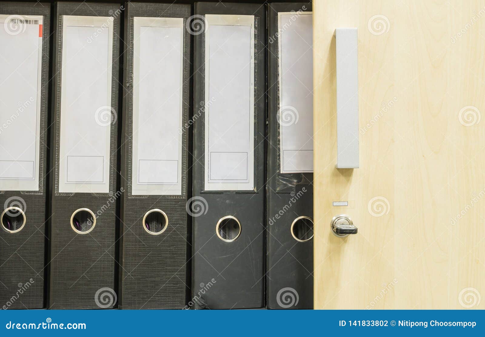 Closeup Surface Group of Document File in File Cabinet Background Stock ...