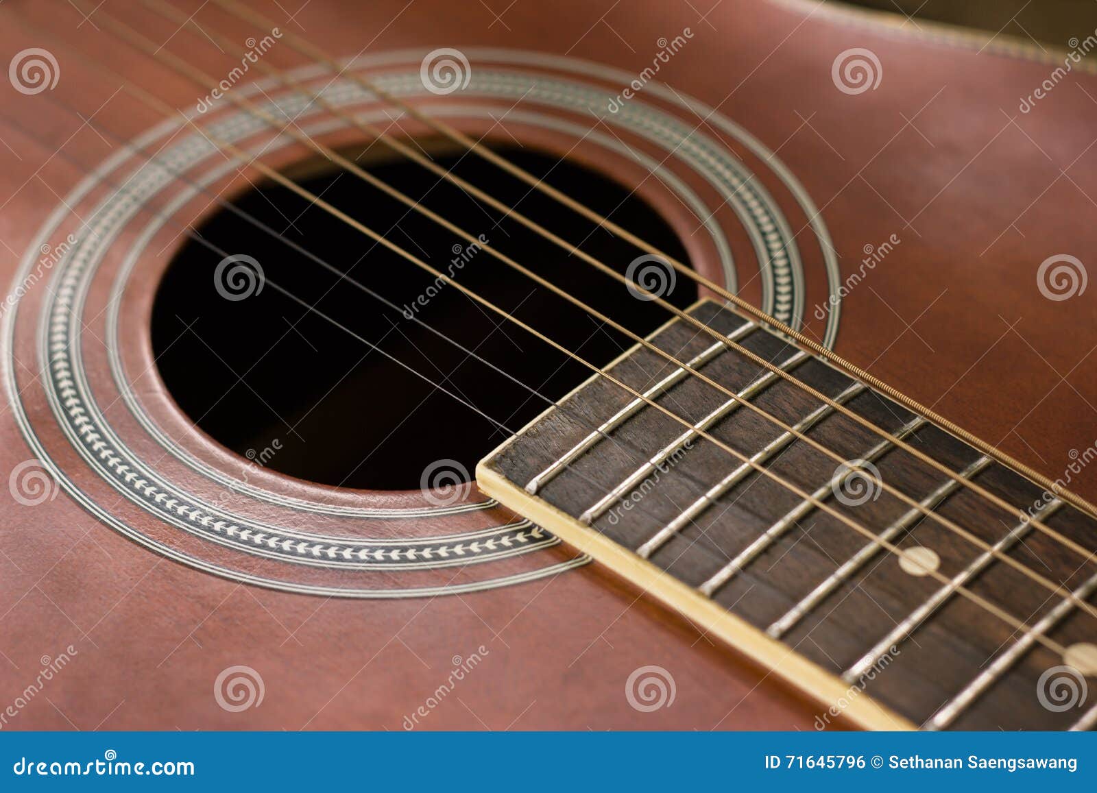Closeup Guitar Turning Keys Stock Photo - Image of detail, brown: 71645796