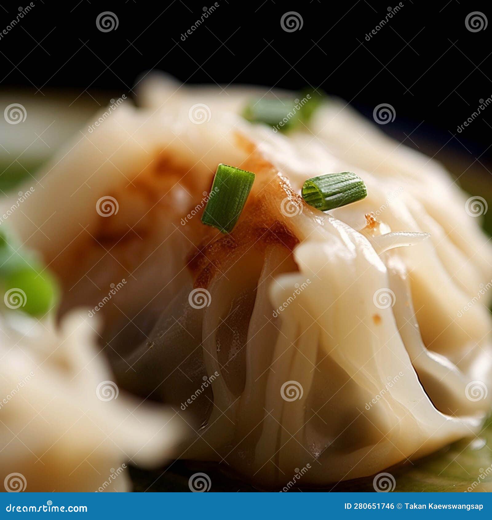 Half Dumpling Realistic Composition Cartoon Vector | CartoonDealer.com ...