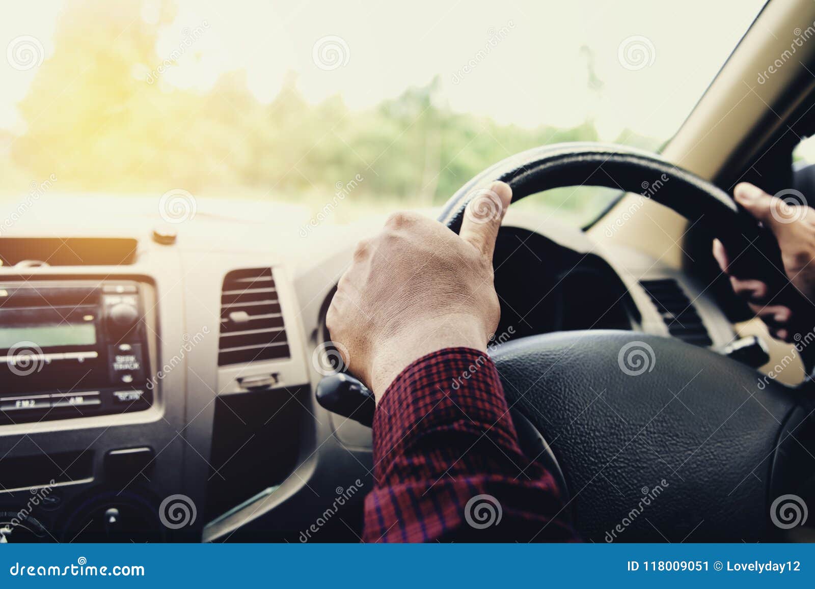 Closeup hand driving car stock image. Image of male - 118009051