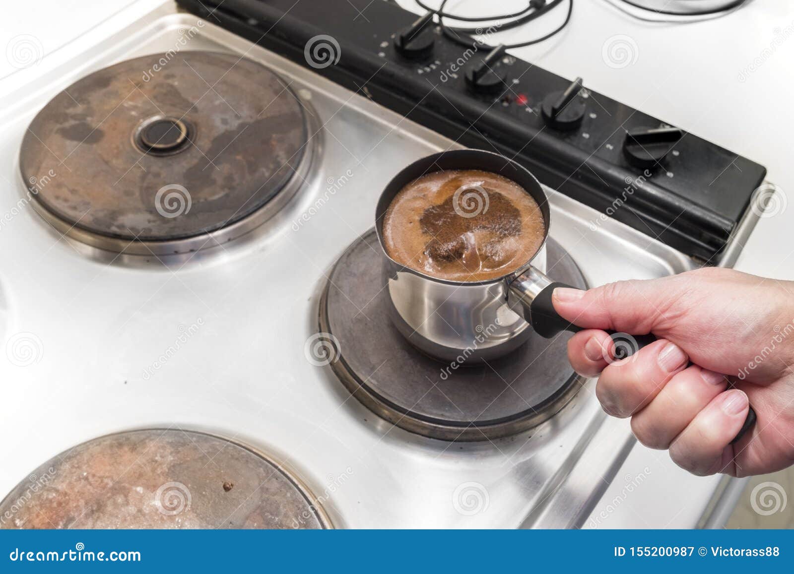 Coffee is ready stock image. Image of coffee, lifestyle - 155200987