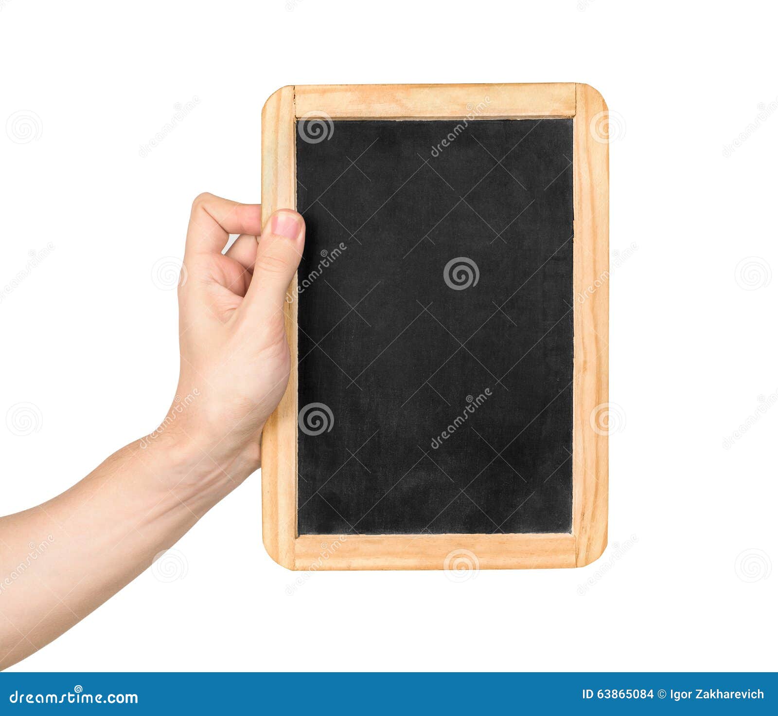 Closeup of a Hand Holding a Menu Board Stock Photo - Image of closeup ...