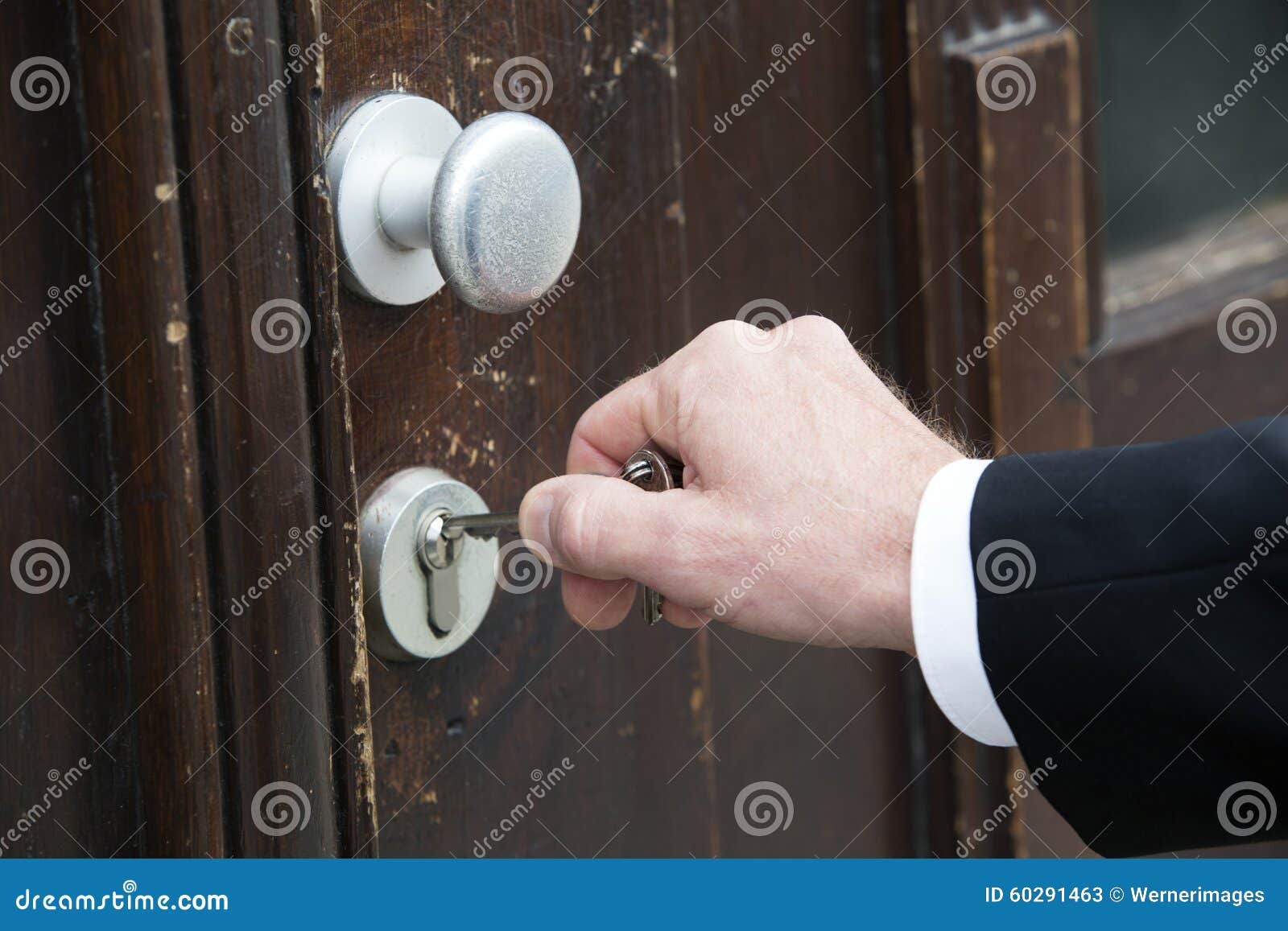 Closeup of Hand with Key at a Door Stock Image - Image of apartment ...
