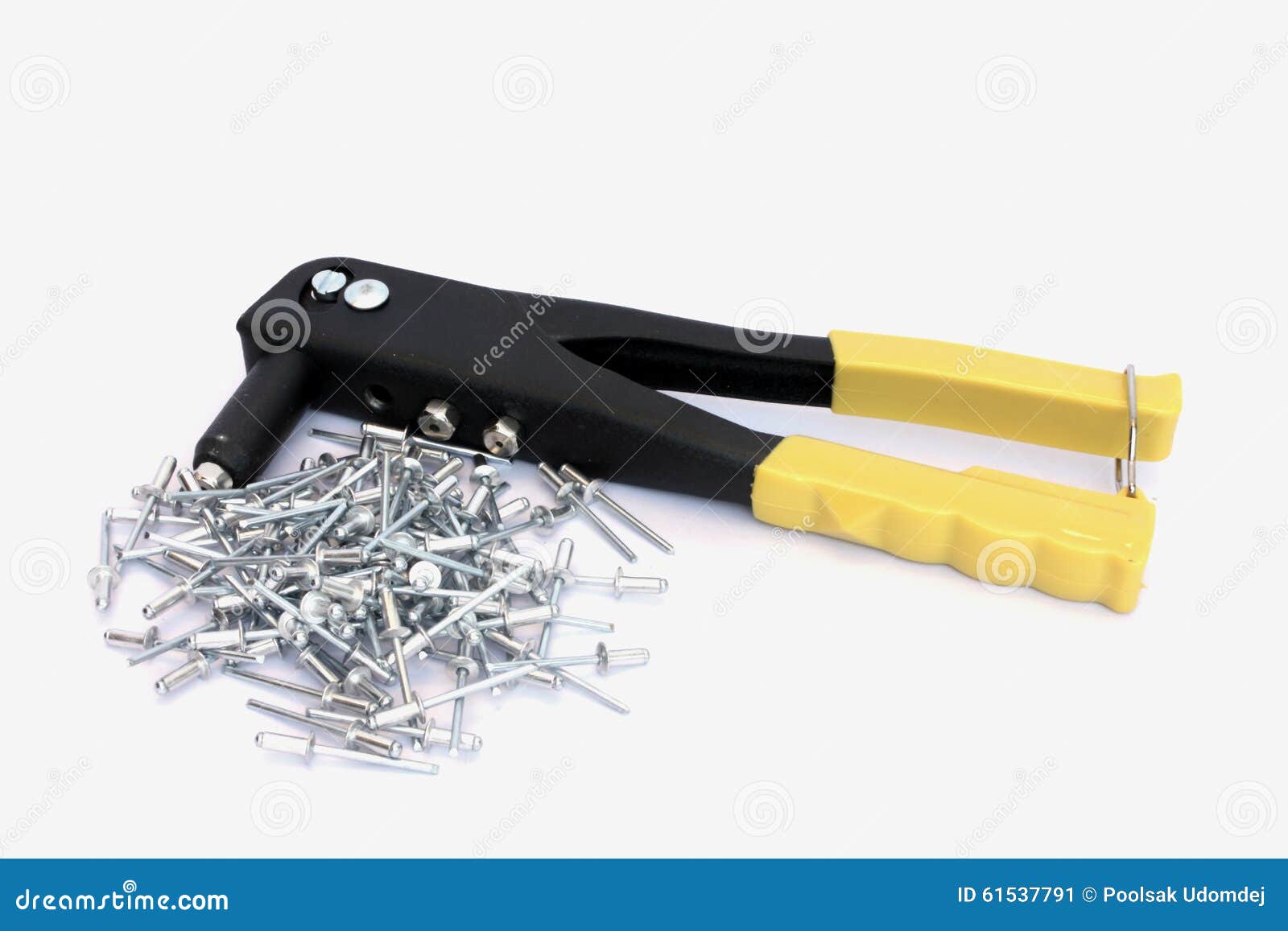 Closeup of Hand Riveter stock image. Image of equipment - 61537791