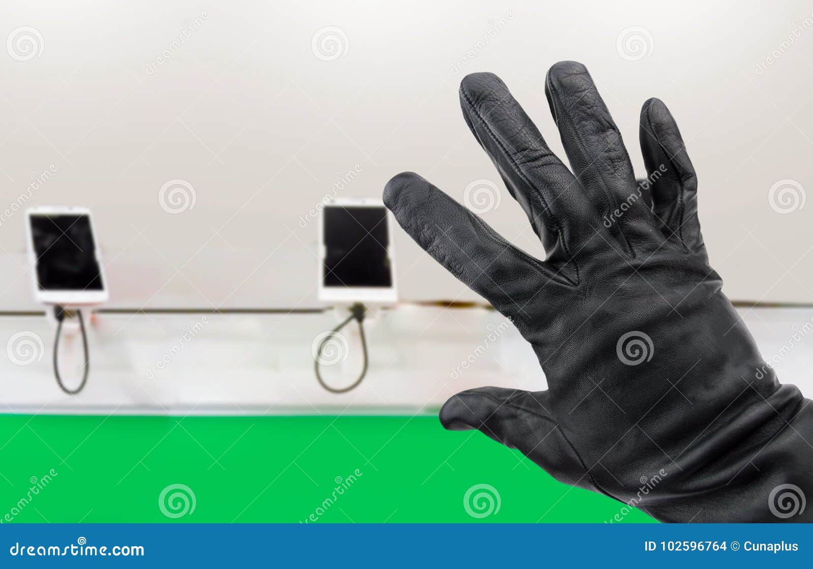 Thief stealing a telephone stock photo. Image of mobile - 102596764