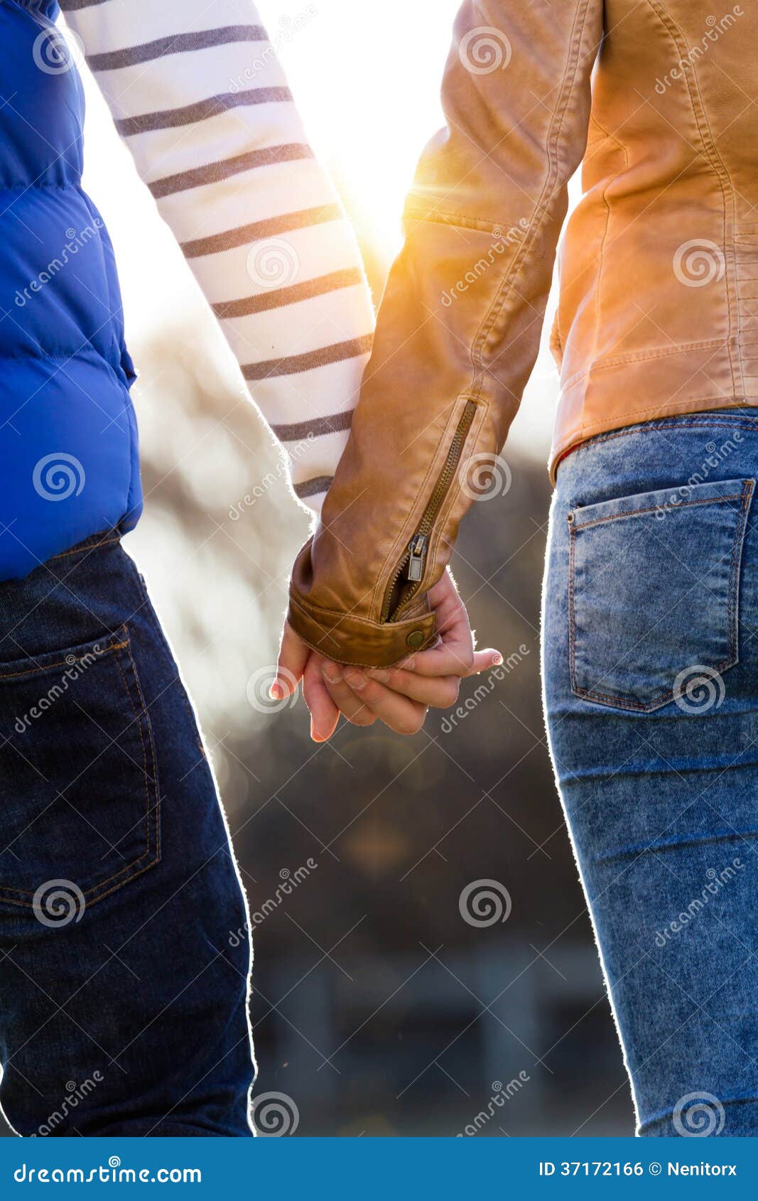 Closeup of a Hands of a Couple Held Together Stock Photo - Image of ...