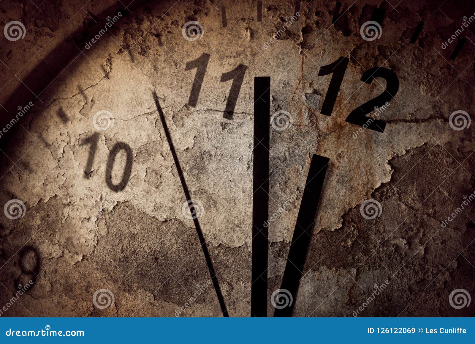 Grunge clock time stock image. Image of texture, schedule - 126122069
