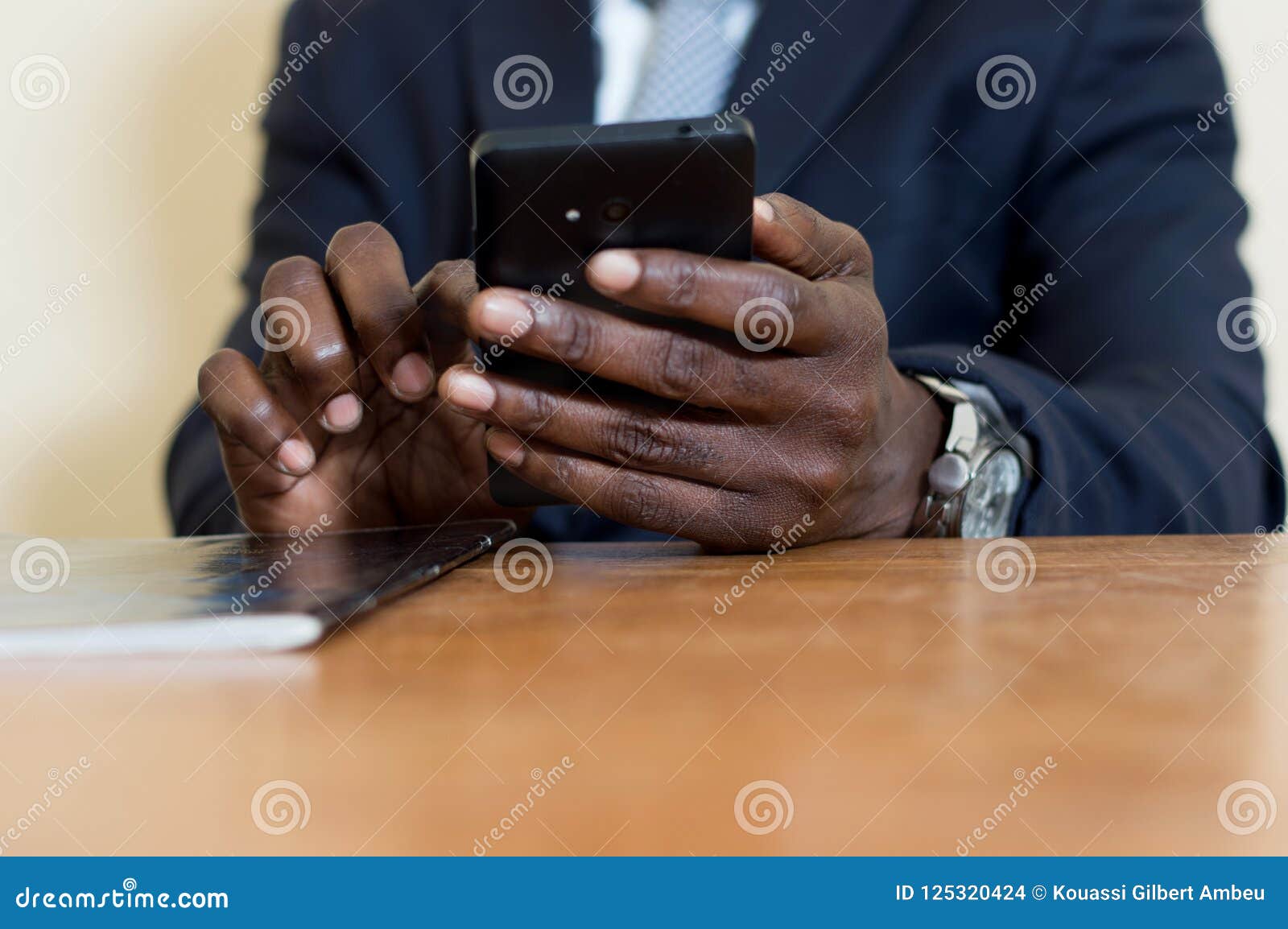 Closeup of Hands Holding a Mobile Phone. Stock Photo - Image of girl ...
