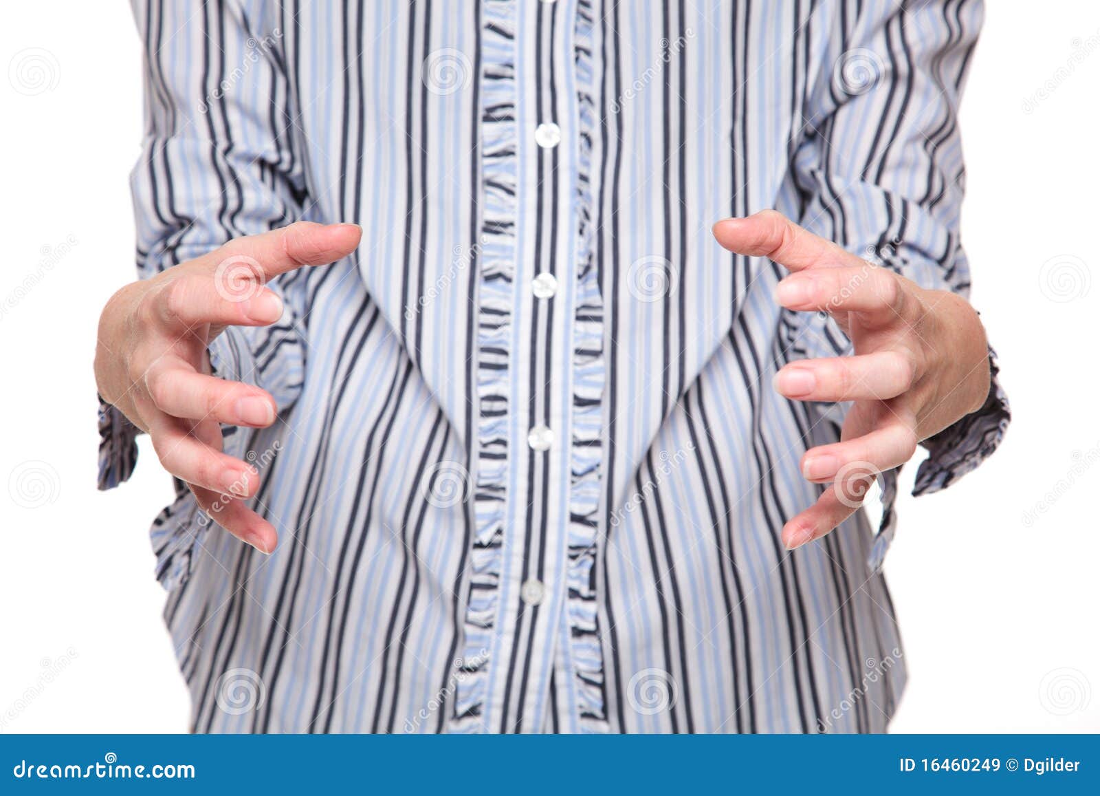 Closeup of Hands Making Claw Gesture Stock Image - Image of hair ...