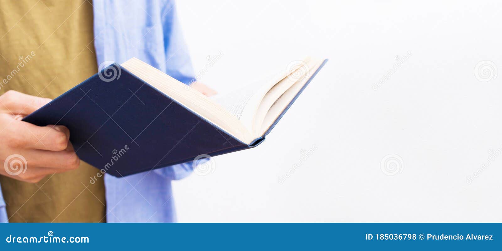 Closeup of Hands with Open Book Stock Photo - Image of knowledge, hands ...