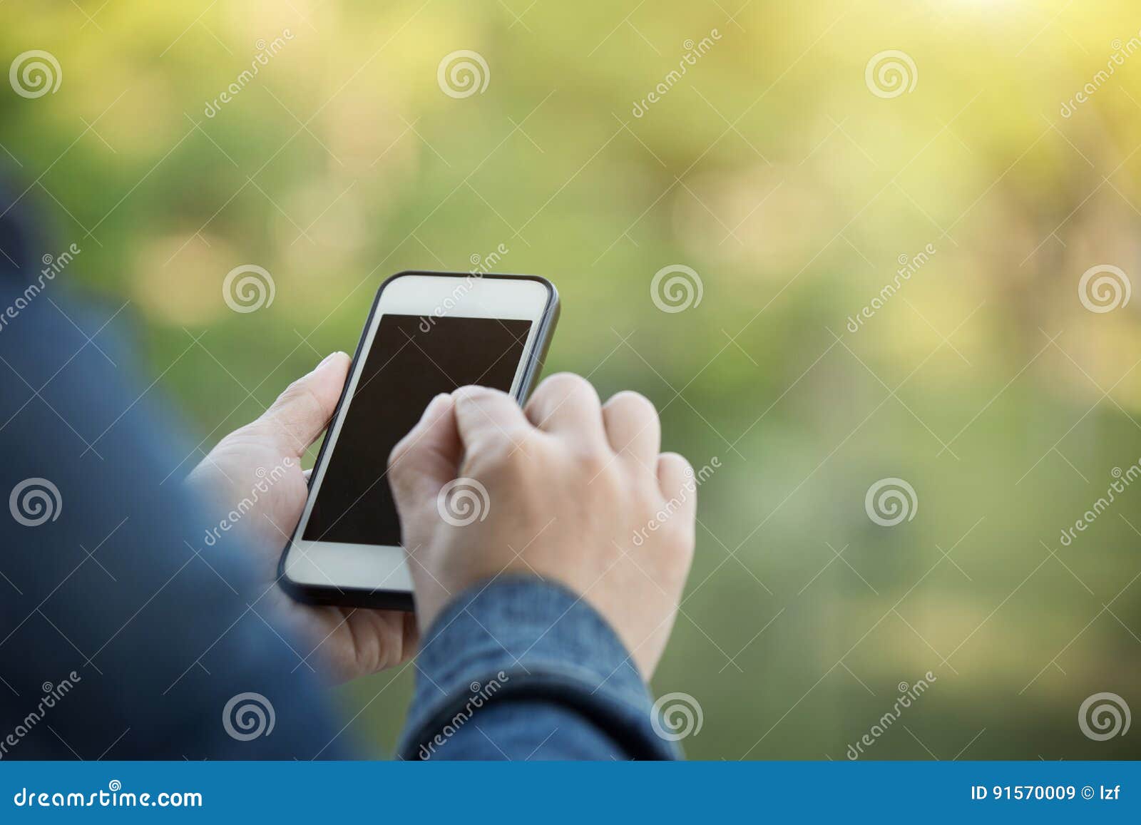 Hands Using Smartphone Taking Photo Stock Image - Image of female ...