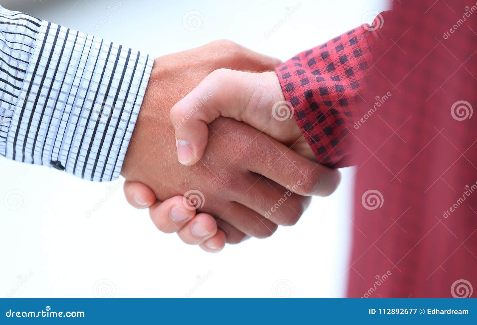 Closeup.handshake Manager and the Client Stock Image - Image of ...