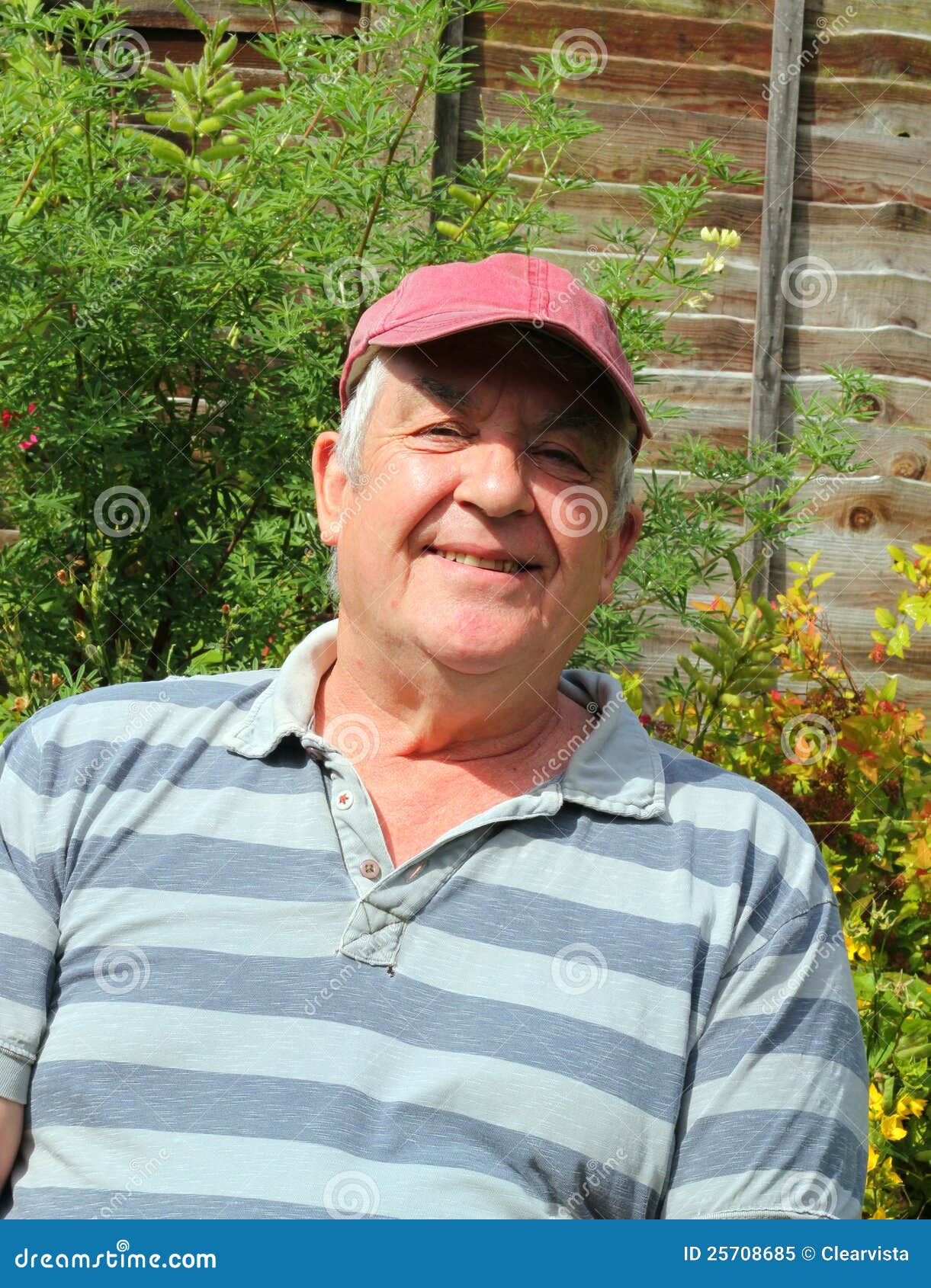 Closeup of a Happy Elderly Man. Stock Image - Image of happy, smiling ...