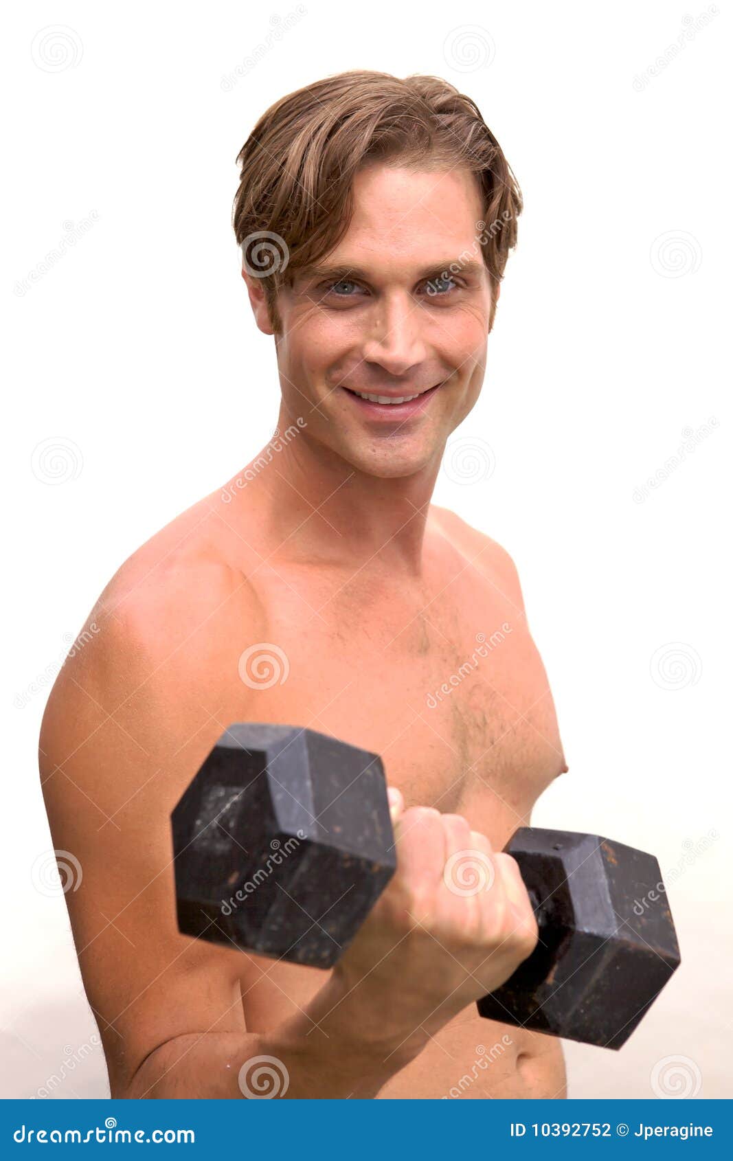 Closeup of a Happy Man in Shape Stock Photo - Image of elegant ...