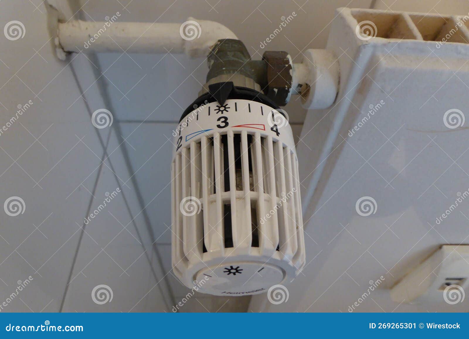 Closeup of the Heater Temperature Controller Stock Image - Image of ...