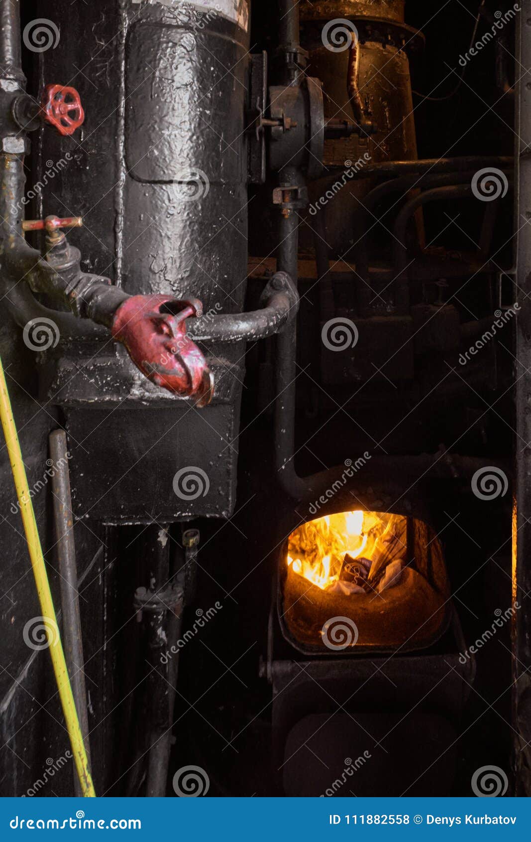 Train heating boiler stock photo. Image of inside, equipment - 111882558