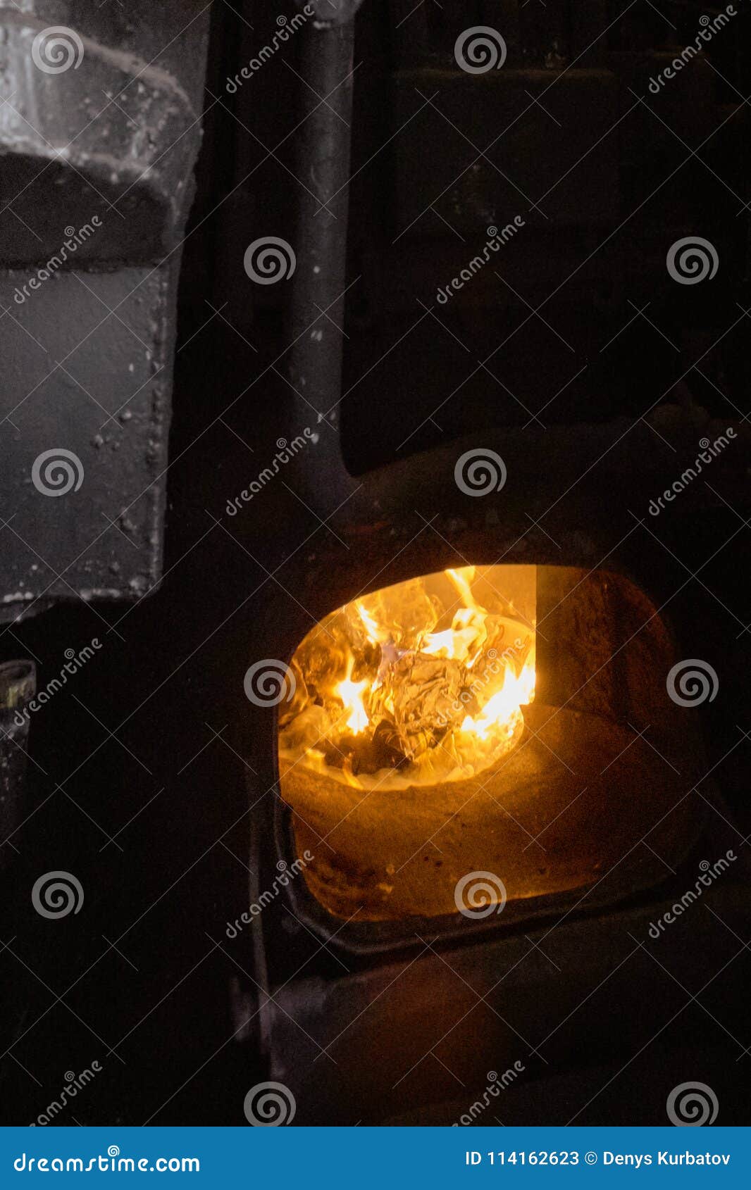Train heating boiler stock image. Image of metal, machine - 114162623