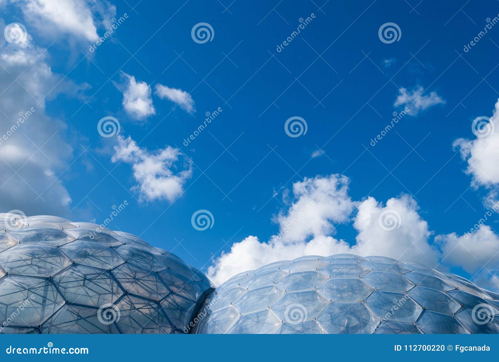 Closeup of Hexagonal Biodome Structure, Eden Project. Editorial Image ...