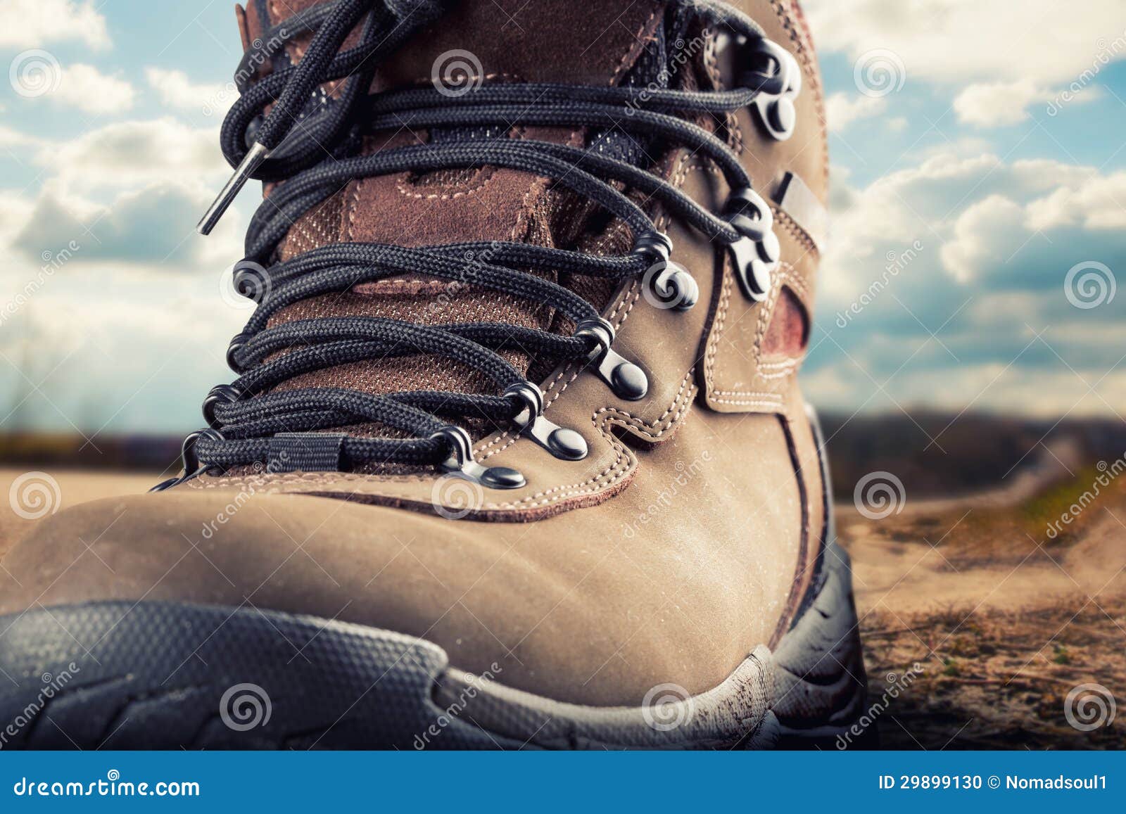 Hiking boot outdoor stock photo. Image of hide, journey - 29899130