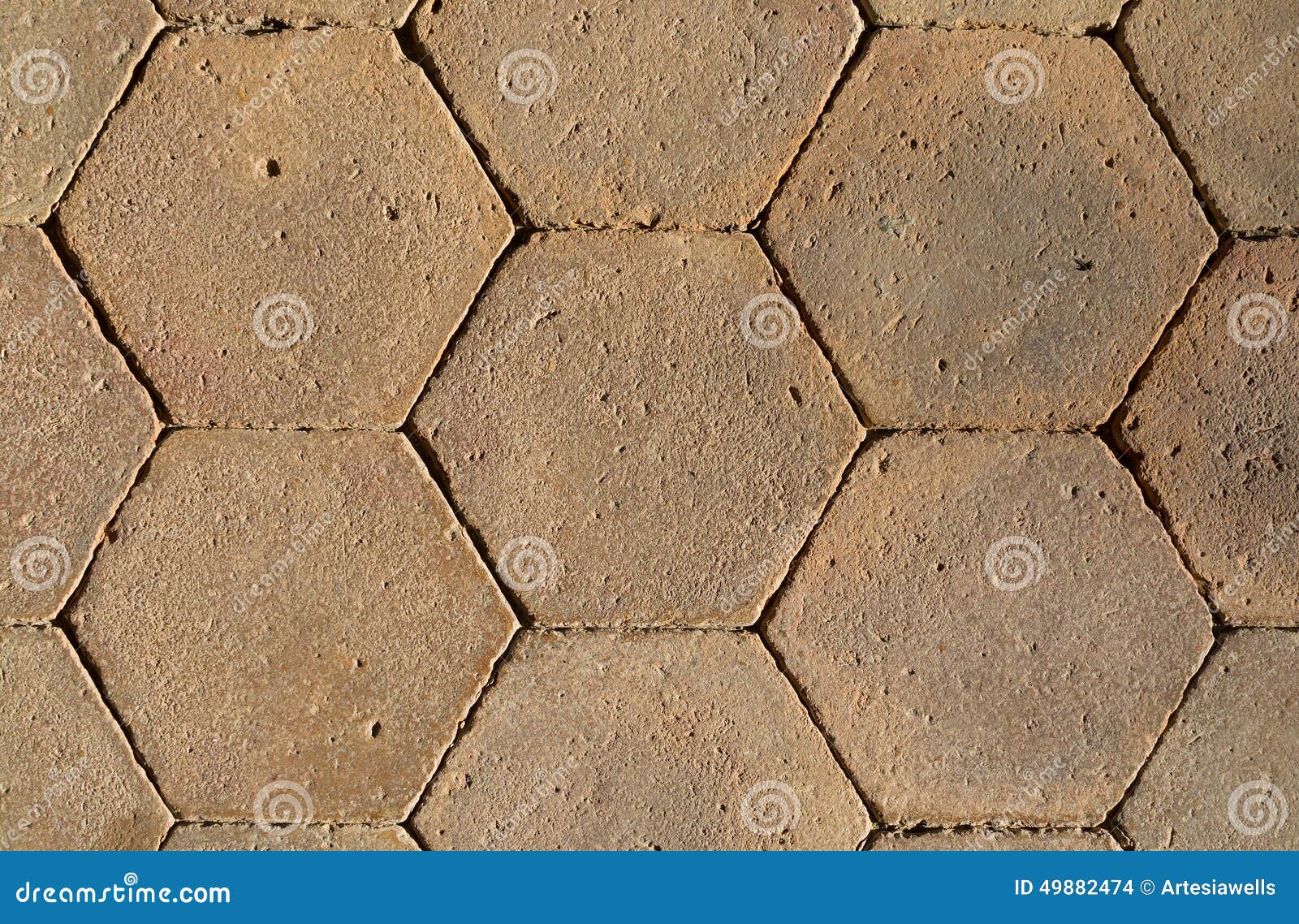 Closeup of Honeycomb Pattern Tiles Stock Photo - Image of antique ...