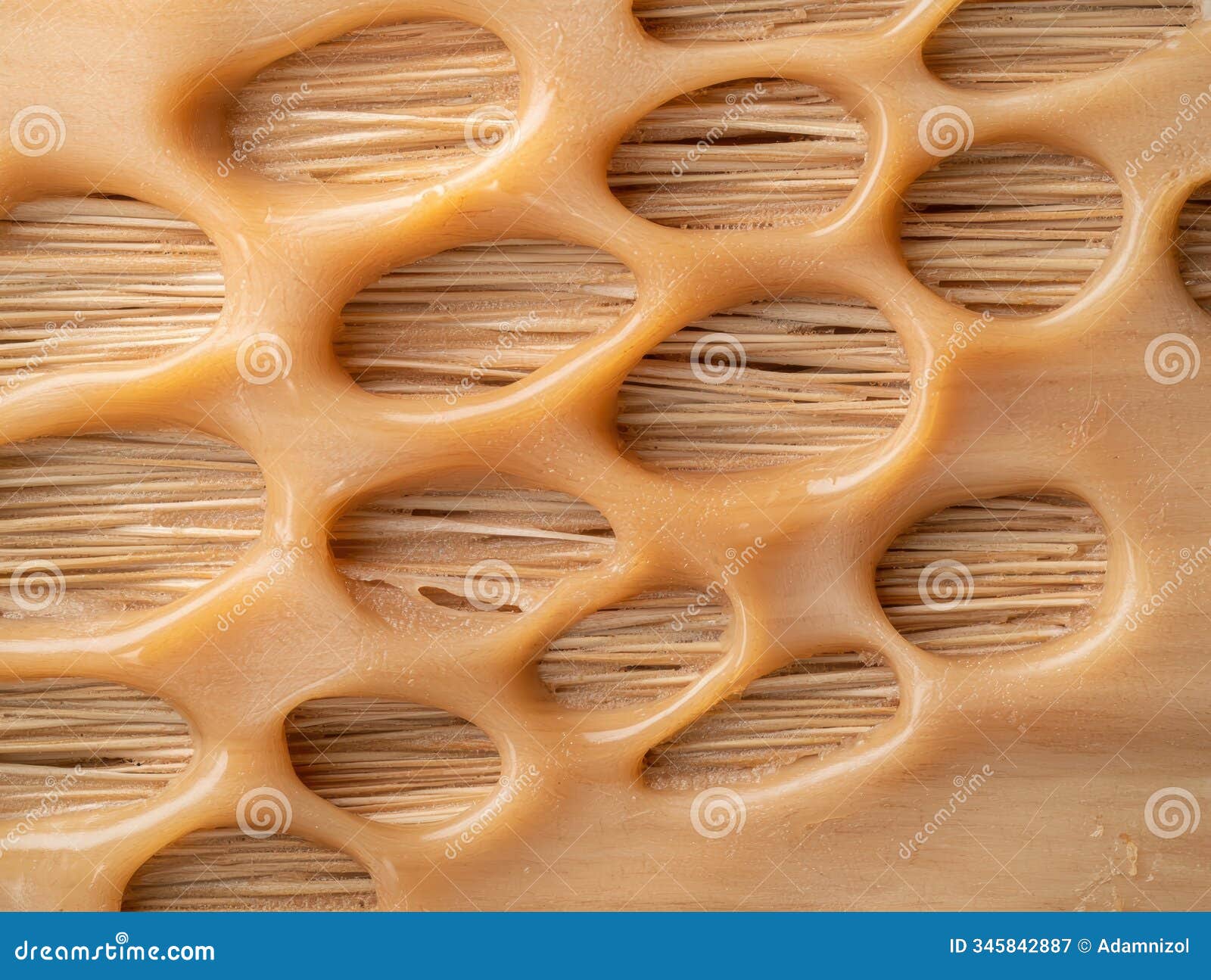 Closeup Honeycomb Grid Texture With Multi Coloured Neon Light. Red And ...