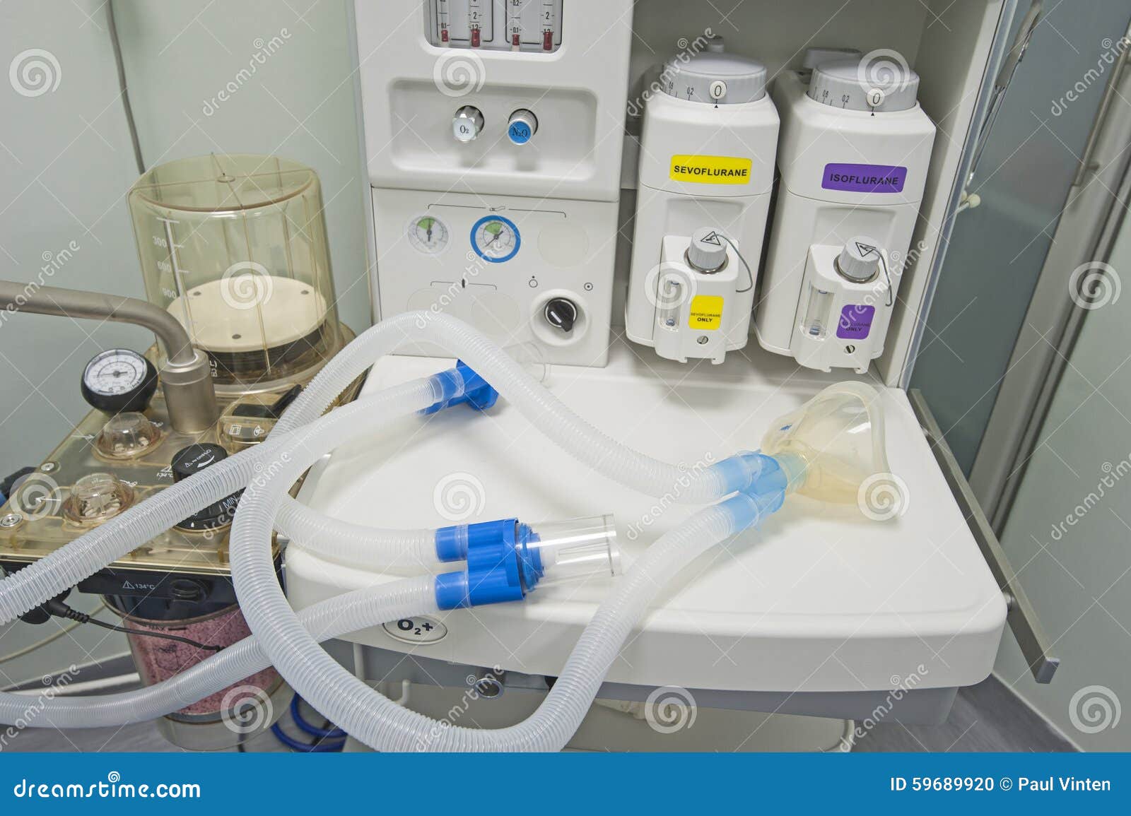 Closeup of Hospital Ventilator Machine Stock Photo - Image of clinic ...