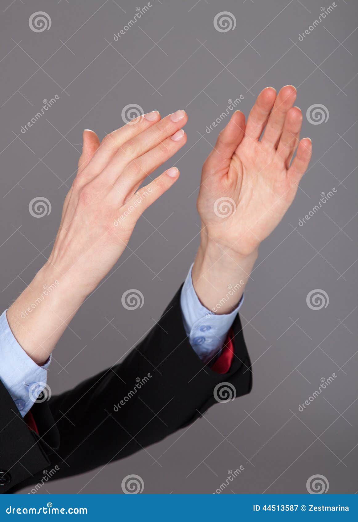 Closeup of Human Hands Applauding Stock Image - Image of acclaim ...