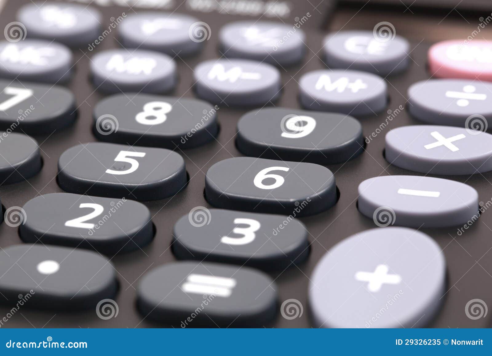 Closeup Image of Calculator Stock Image - Image of digits, arithmetic ...