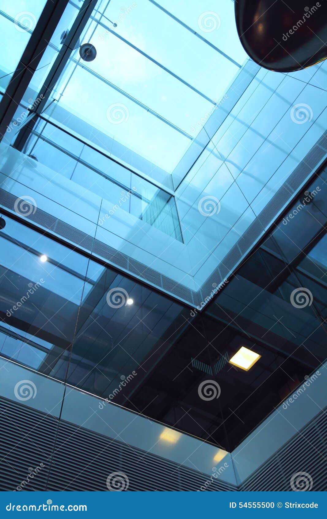 Closeup Image of Exterior of Glass Residential Building Stock Photo ...