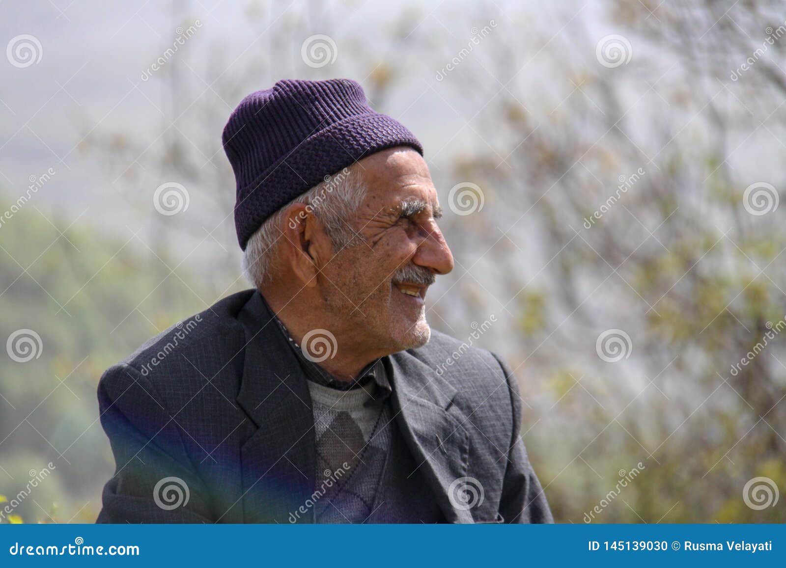 Closeup Image of a Happy Rural Man, Iran, Gilan Editorial Image - Image ...
