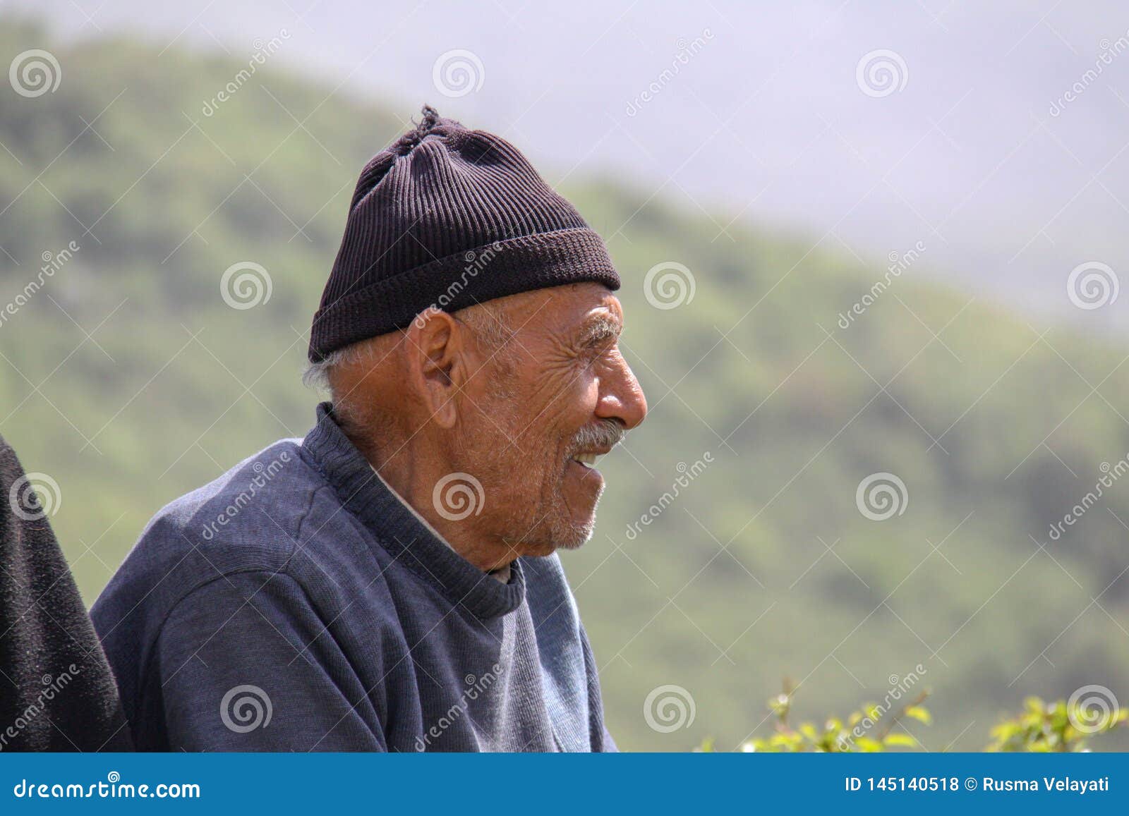 Closeup Image of a Happy Rural Man, Iran, Gilan Editorial Stock Photo ...