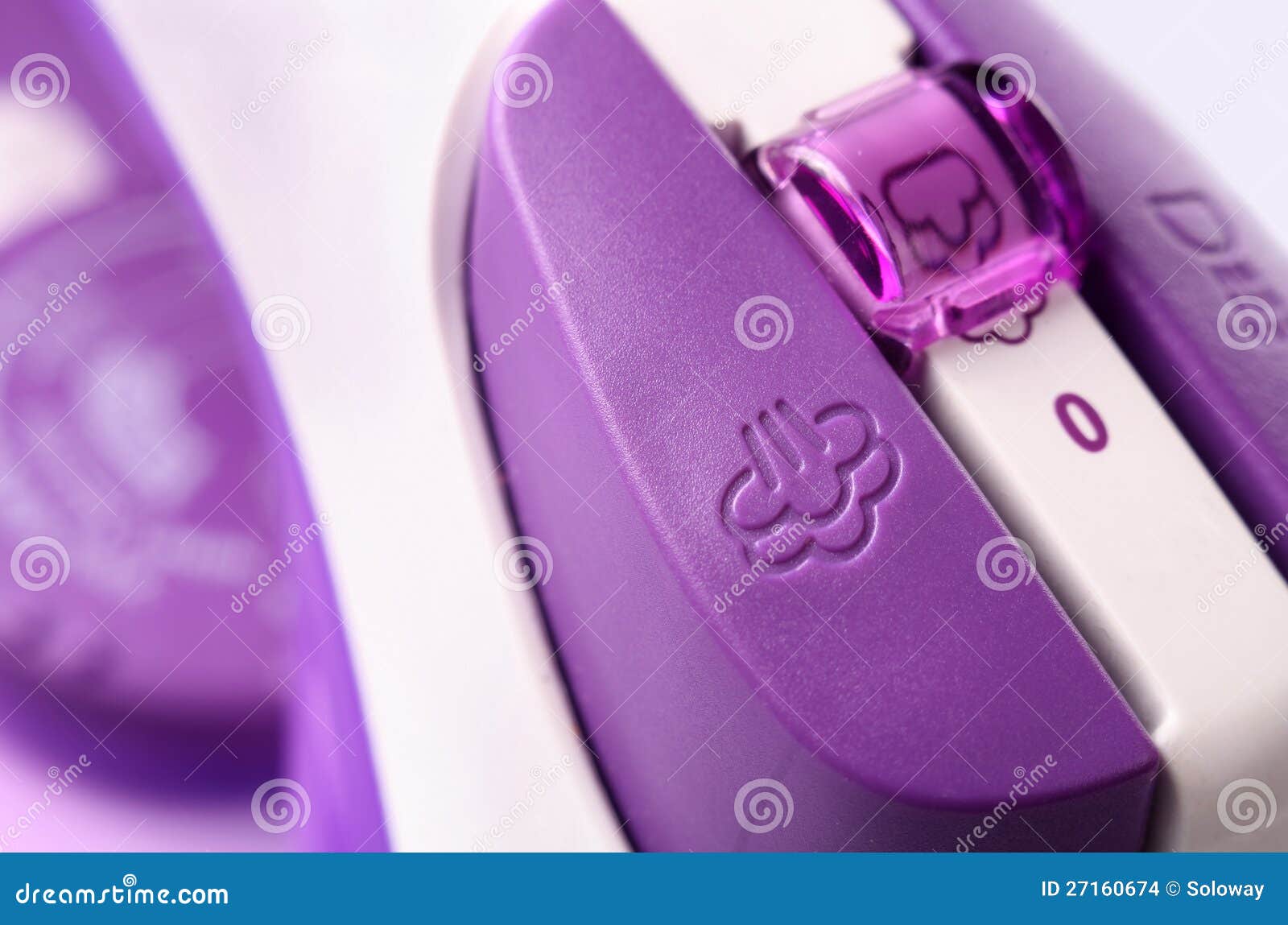 Closeup Image of Iron Button Stock Photo - Image of household, heat ...