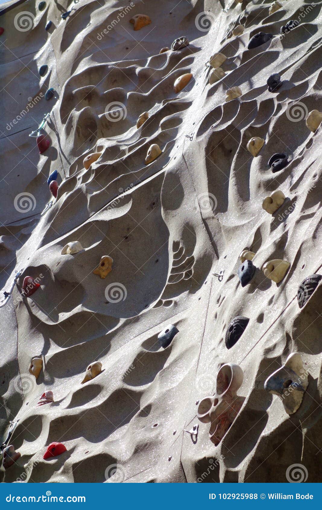 Detail of Outdoor Climbing Wall Stock Photo - Image of story, center ...