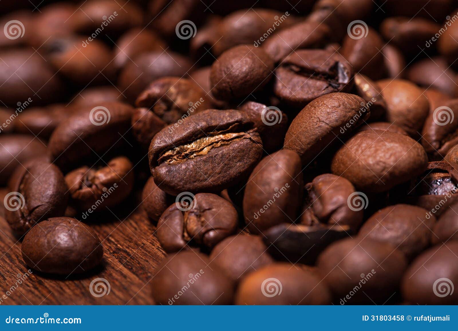Closeup Image of Roasted Coffee Grains Stock Photo - Image of coffee ...