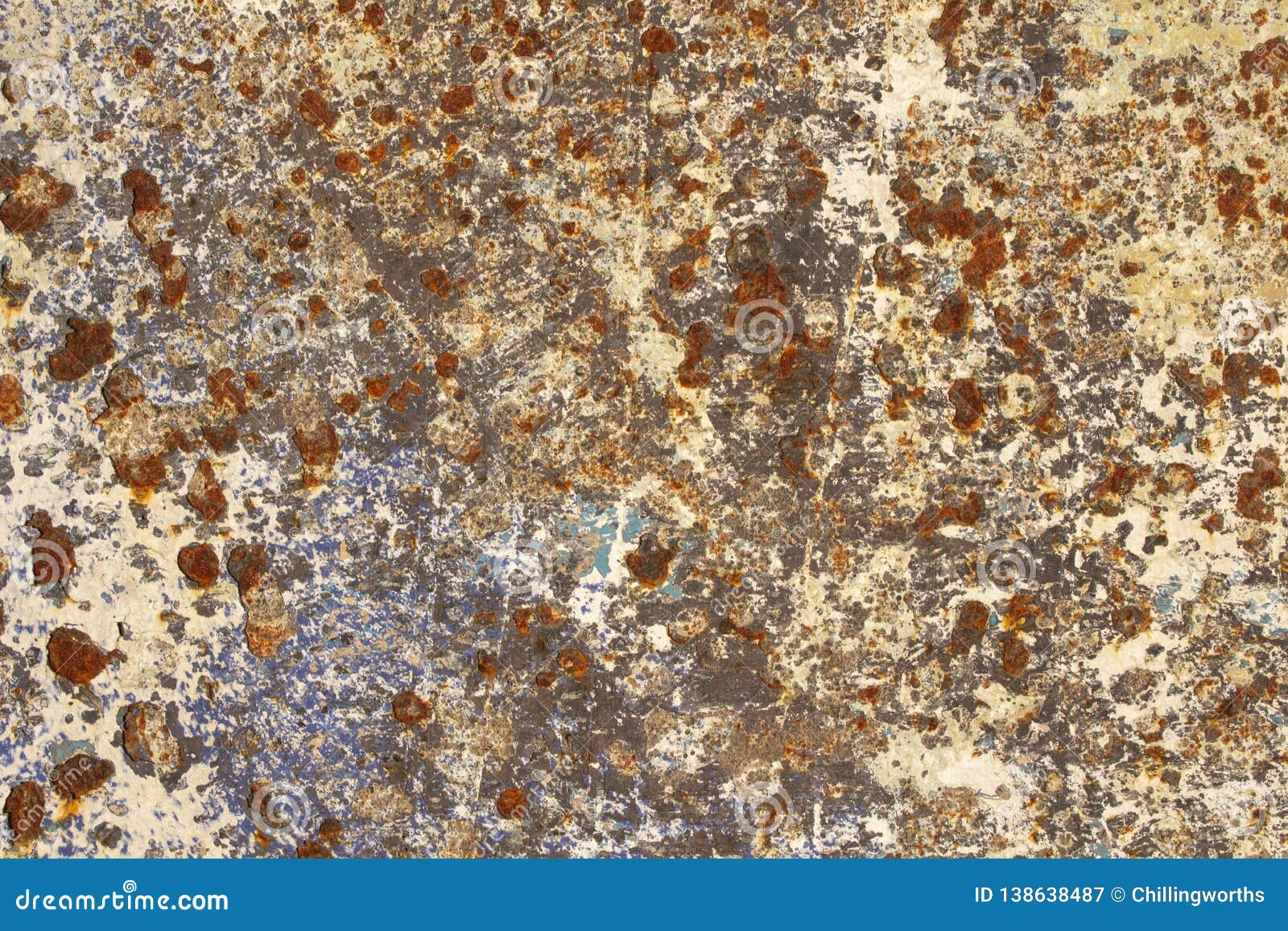 Rust and Peeling Paint stock image. Image of colourful - 138638487