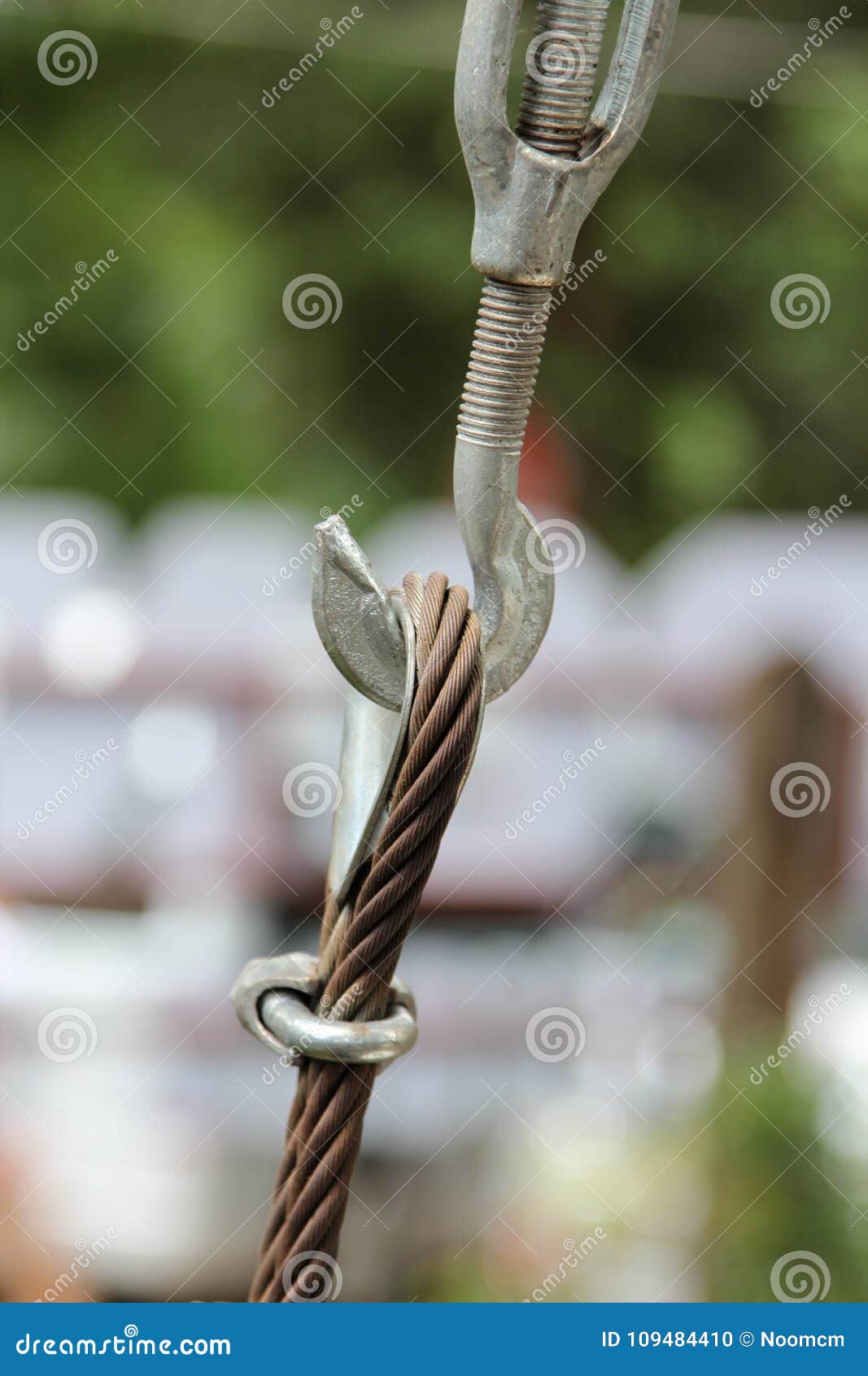 Wire fittings stock photo. Image of steel, cable, shackles - 109484410