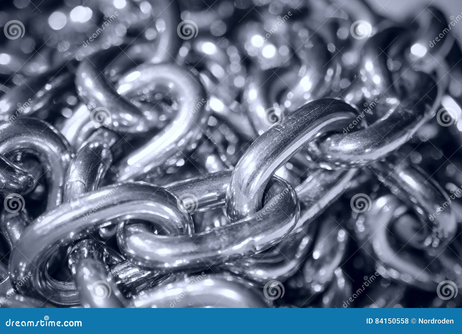 Closeup of Industrial Chains. Stock Photo - Image of grey, industry ...