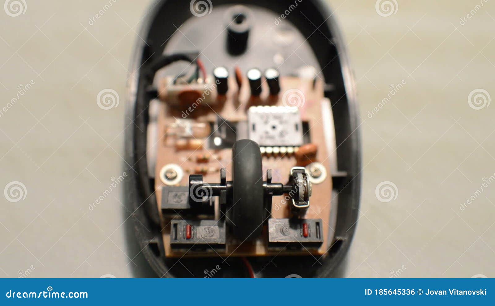 Closeup Inside View of a Mouse Stock Footage - Video of click, digital ...