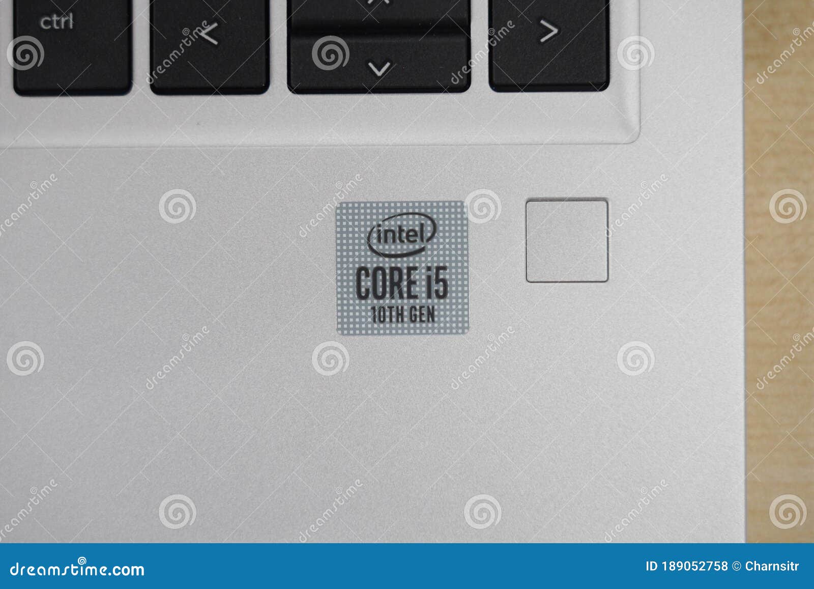 Closeup on Intel CORE I5 Gen 10th Label on Laptop Editorial Stock Photo ...