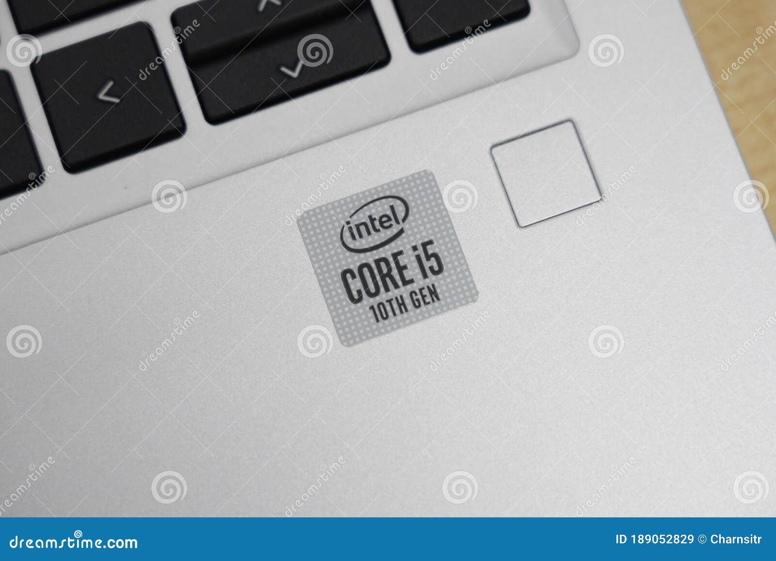 Closeup on Intel CORE I5 Gen 10th Label on Laptop Editorial Stock Image ...