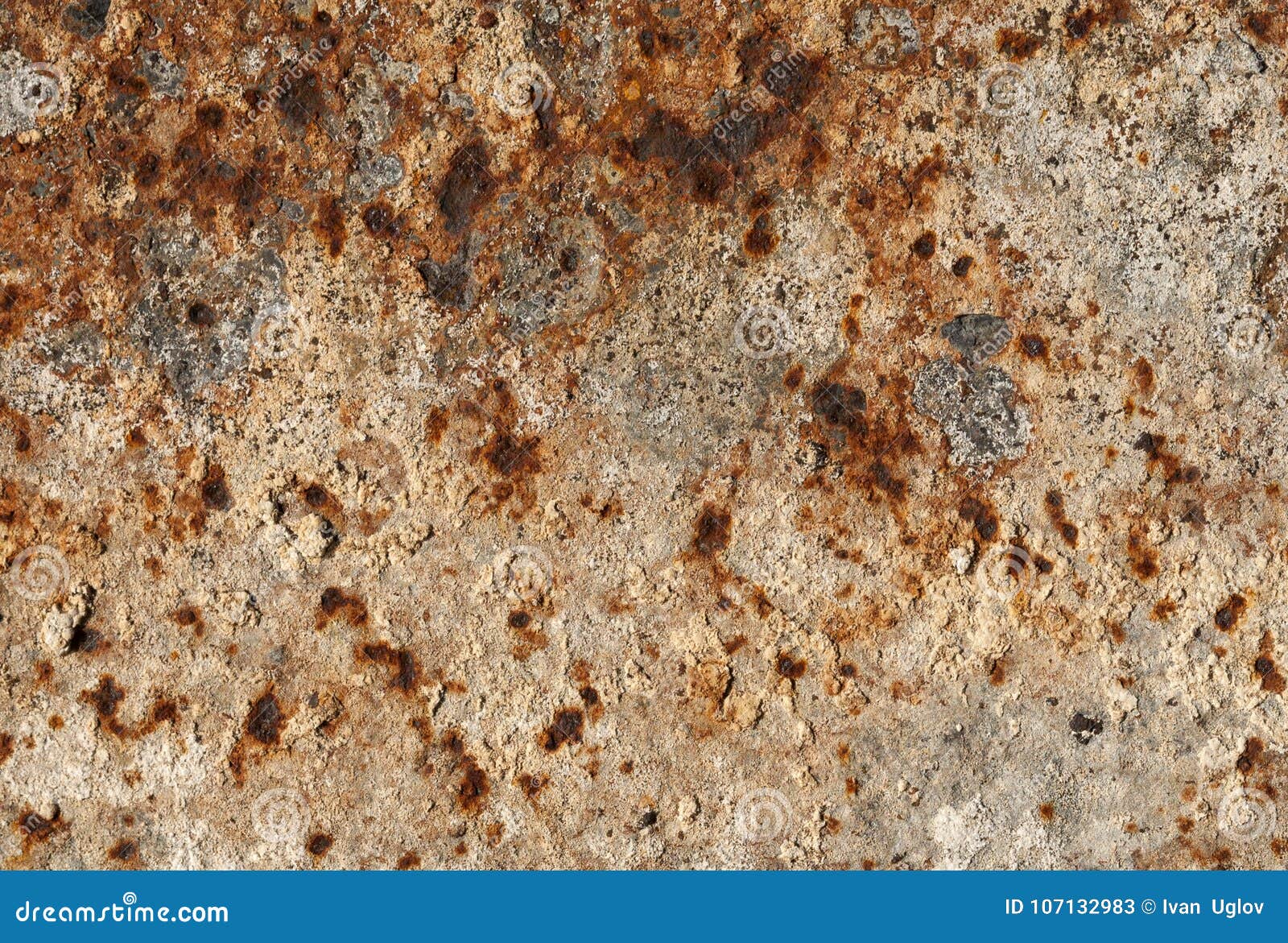 Closeup of Iron with Strong Corrosion for Background Stock Image ...
