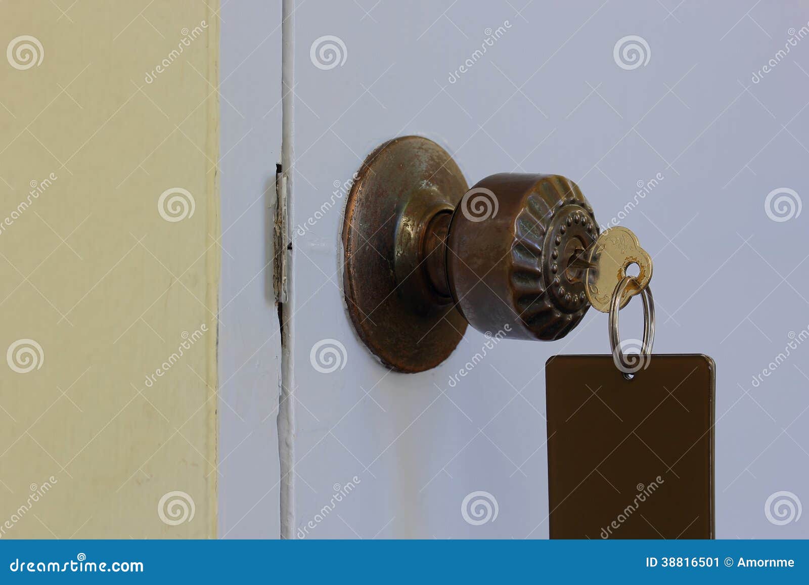 Closeup the key knobs stock image. Image of building - 38816501