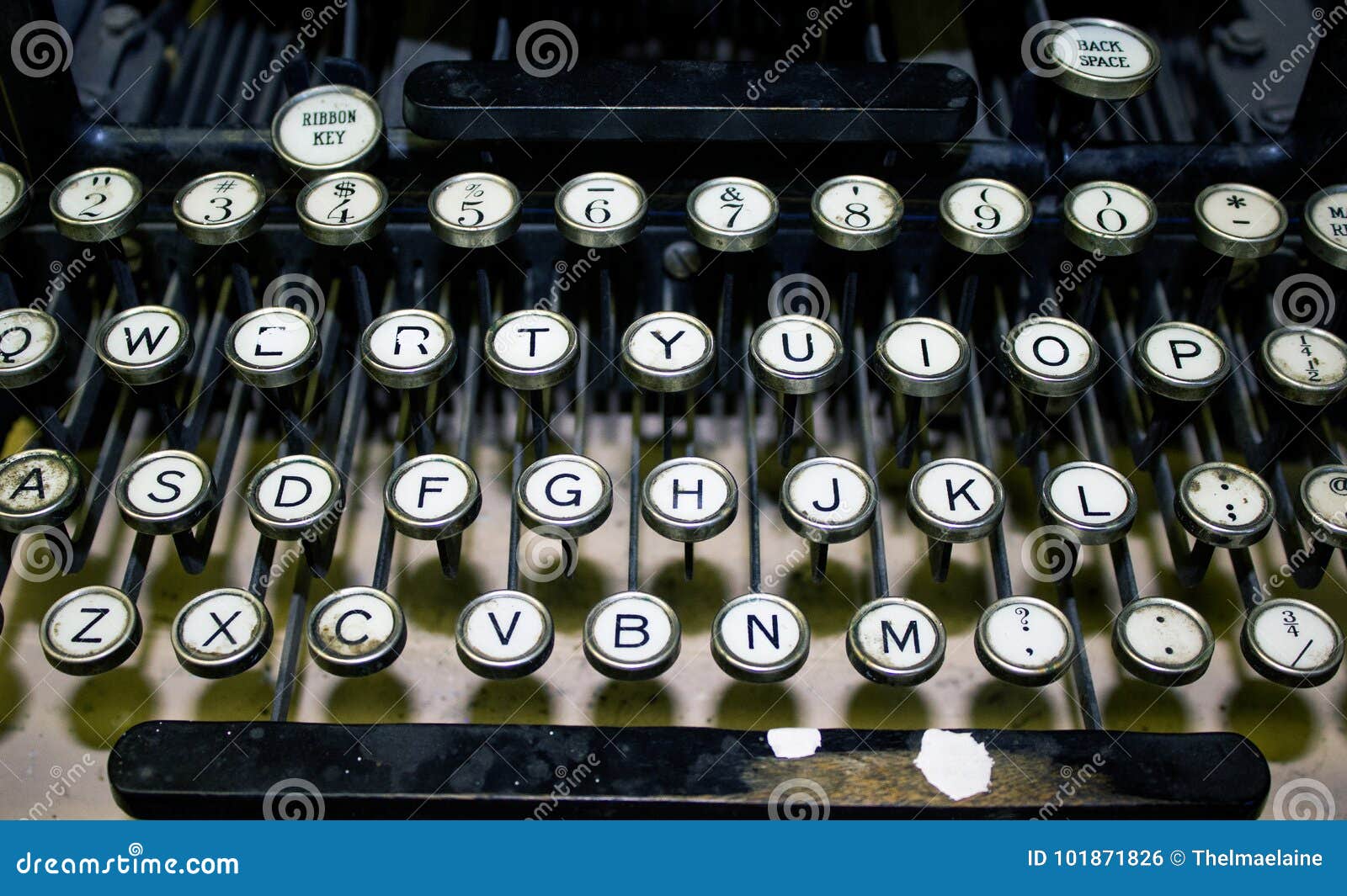 Closeup of an Old Fashioned Typewriter Keyboard Stock Photo - Image of ... Closeup of an Old Fashioned Typewriter Keyboard Stock Photo - Image of ...
