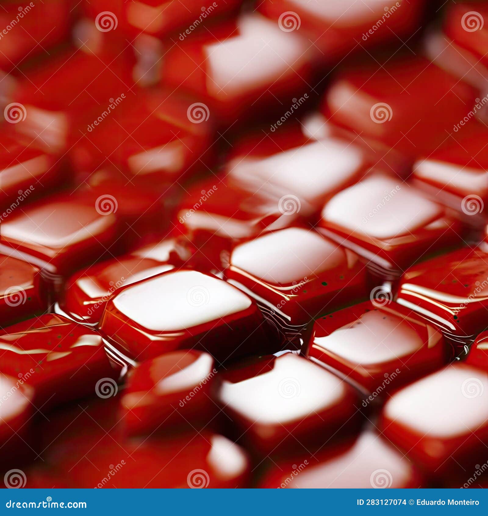 Closeup of Large Red Tiles with Hyper-realistic Details (tiled) Stock ...