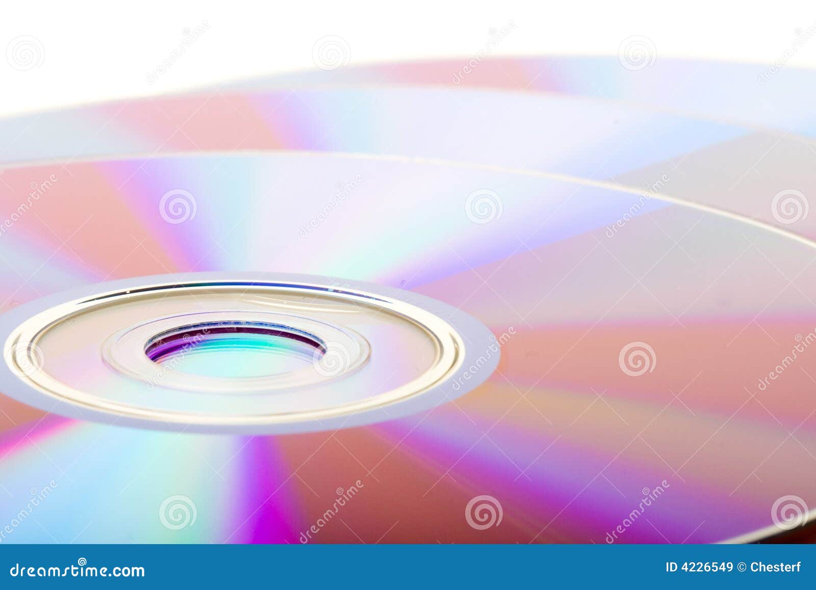 Closeup Laser Discs Picture. Image: 4226549