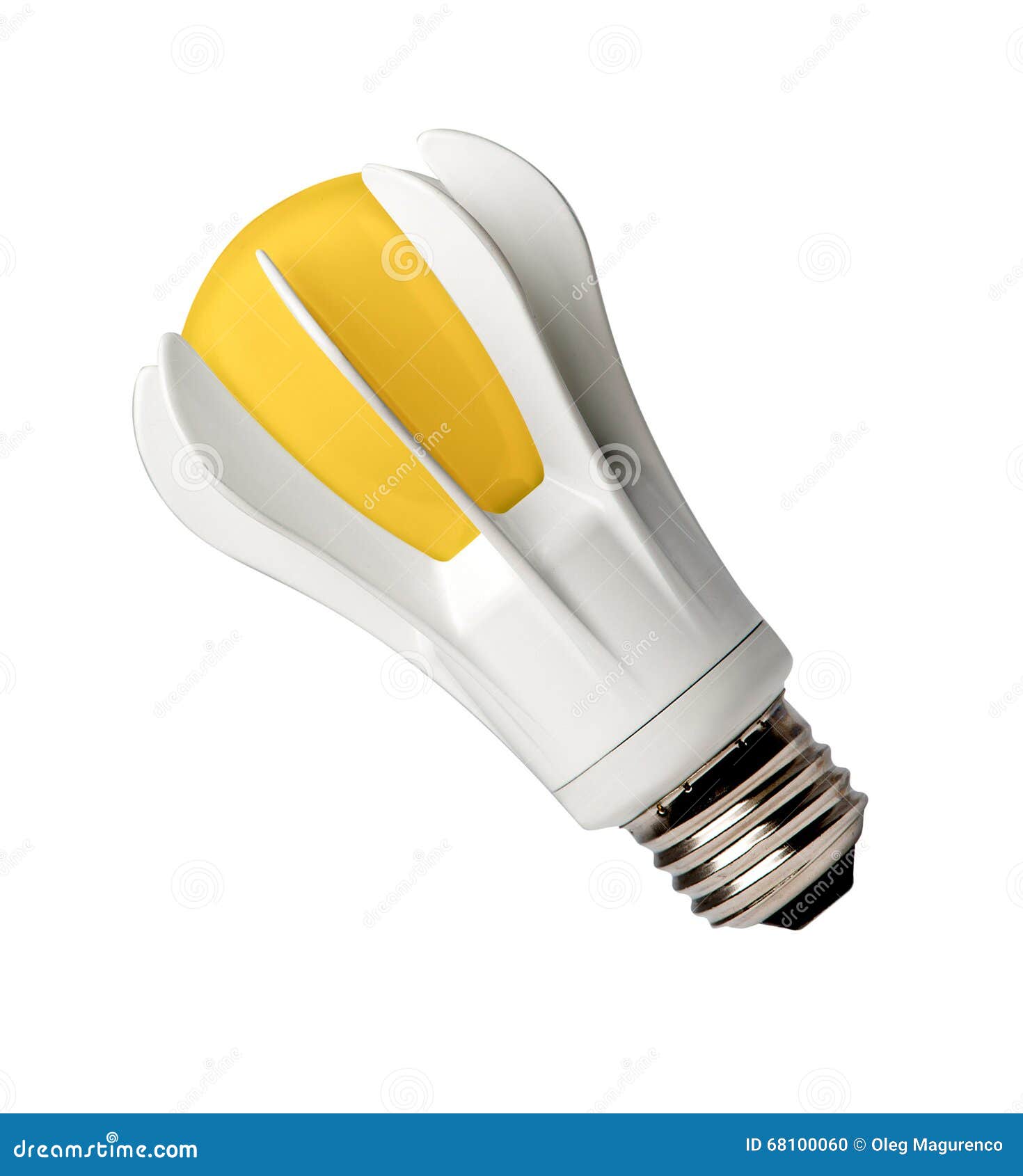 Closeup LED bulb stock photo. Image of electricity, electric - 68100060