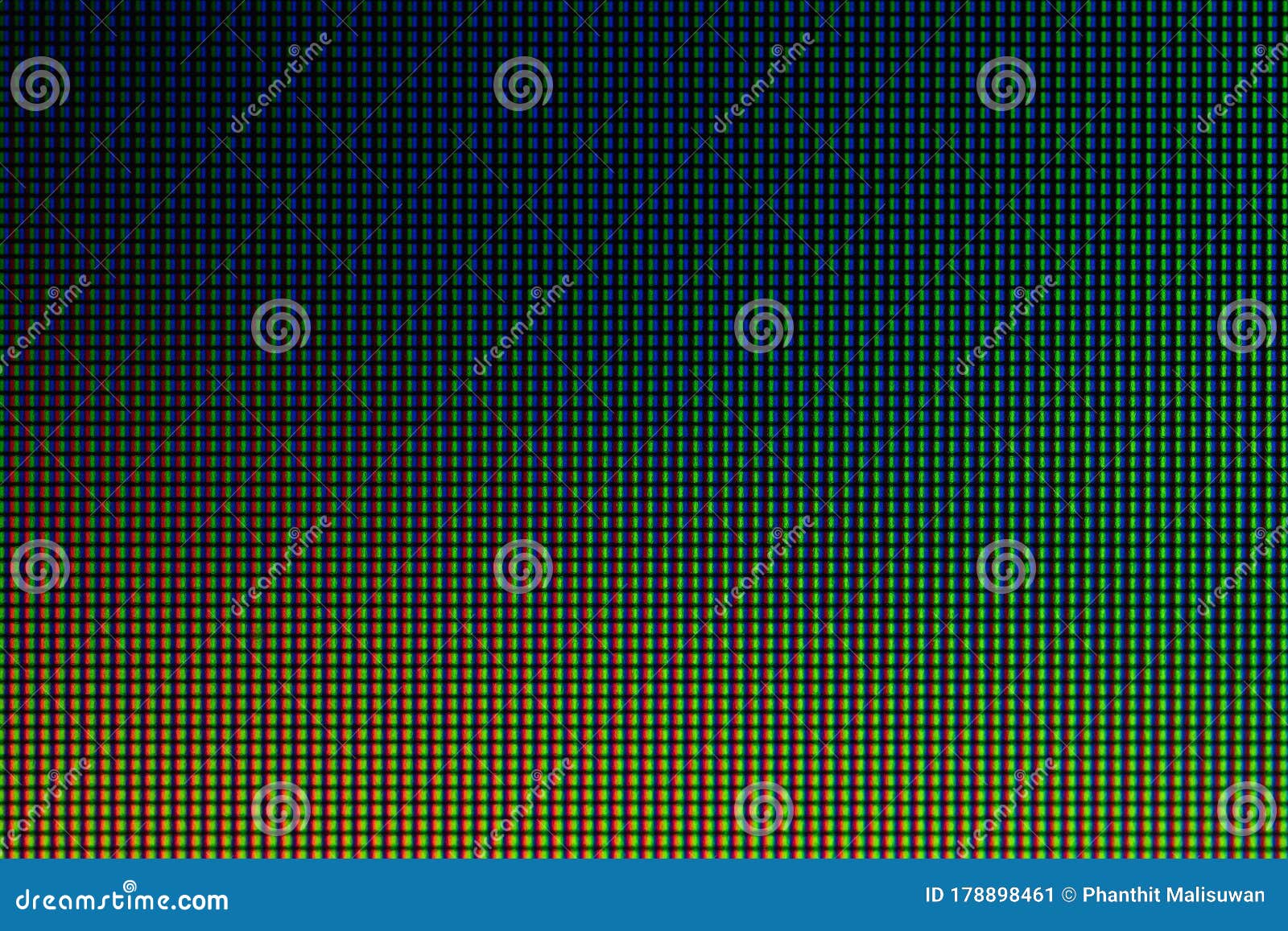 Closeup LED Diode from LED Computer Monitor Screen Display Panel for ...