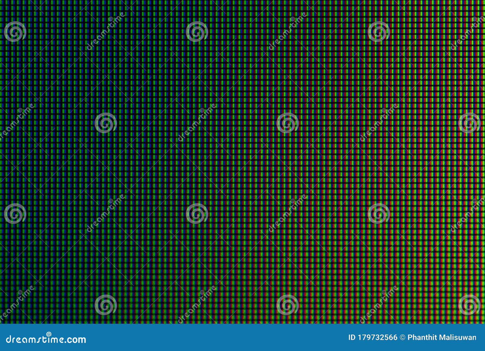 Closeup LED Diode from LED Computer Monitor Screen Display Panel for ...