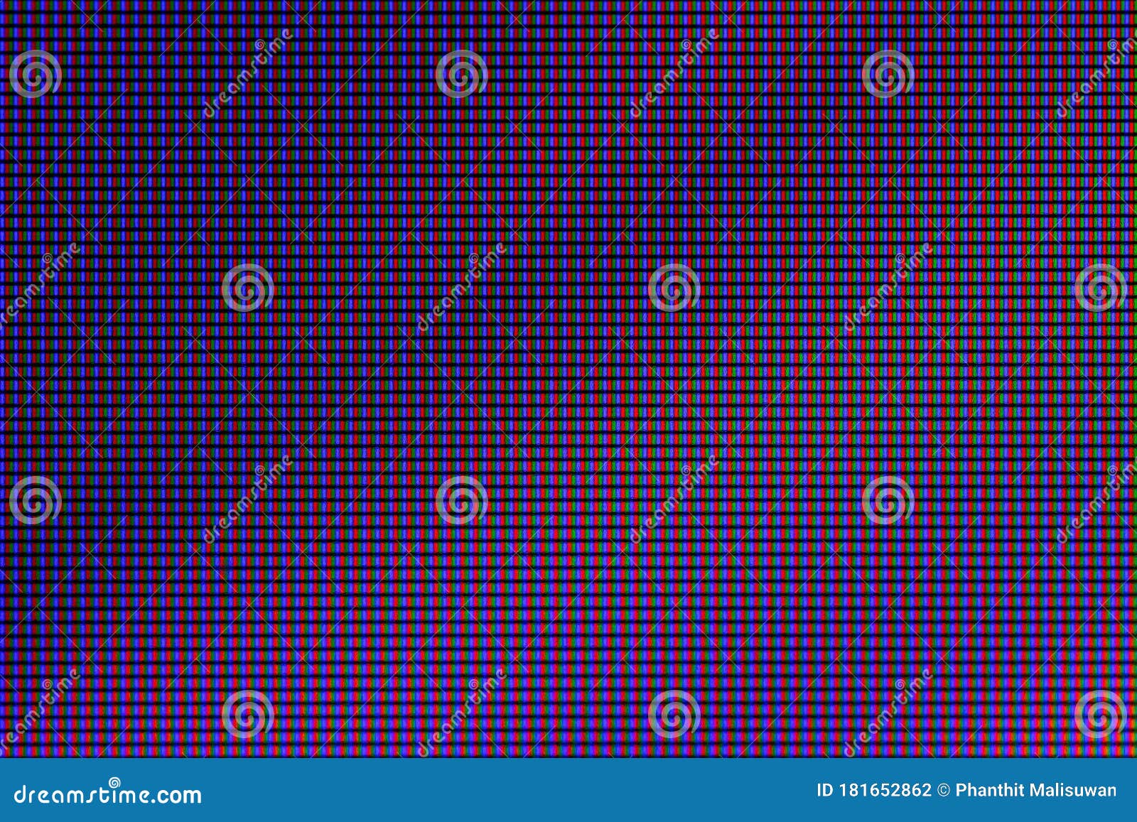Closeup LED Diode from LED TV or LED Monitor Computer Screen Display ...