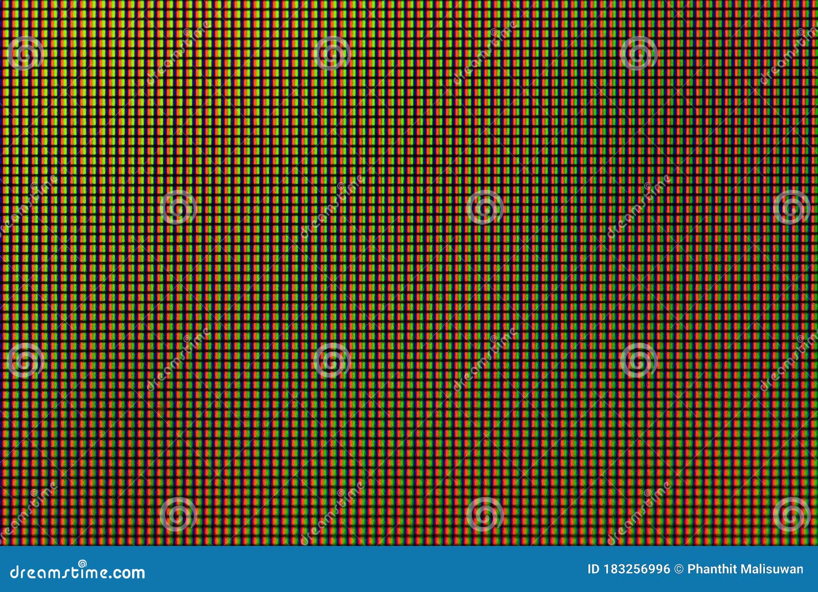 Closeup LED Diode From LED TV Or LED Monitor Computer Screen Display ...